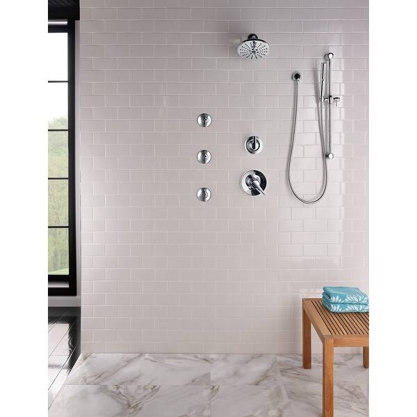 Delta Grail Premium Single-Setting Slide Bar Hand Shower (57085-RB ...
