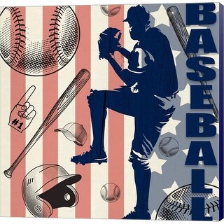 LightBoxJournal 'Vintage Baseball Sign 4' Canvas Art - Bed Bath ...