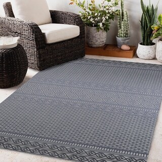 DALIAH BLUE Outdoor Rug By Kavka Designs - Bed Bath & Beyond - 34348235
