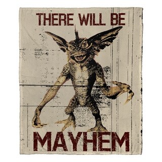 Warner Brothers Gremlins Mayhem Time Silk Touch Throw Blanket - Bed ...