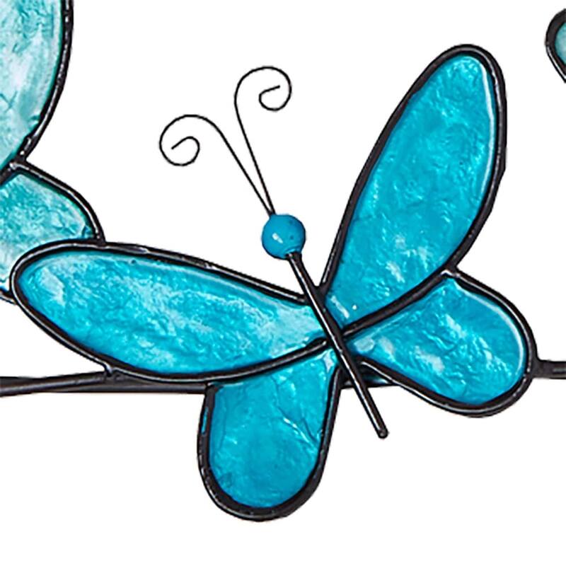 Butterflies On A Wire Wall Decor Brown (m2020 br) - Overstock - 25617887