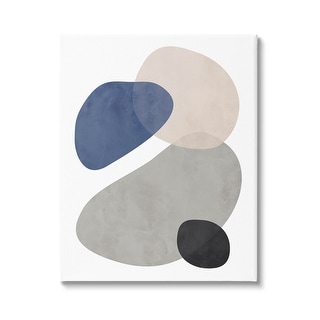 Stupell Layered Minimal Oblong Forms Canvas Wall Art by Brandon Wong ...