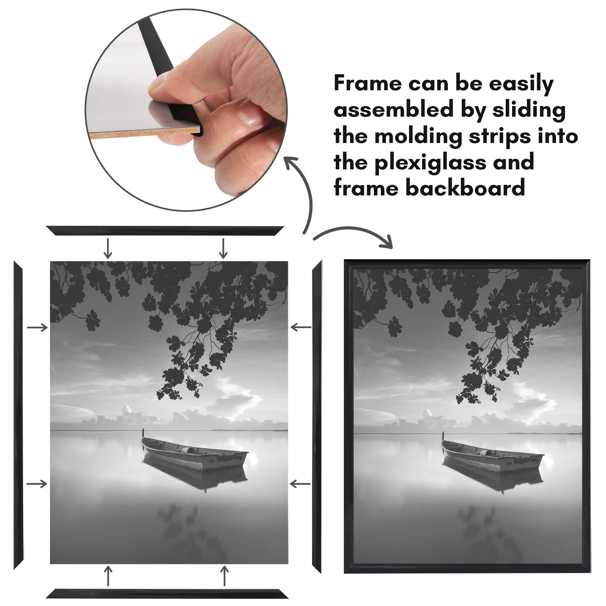 lightweight poster frames