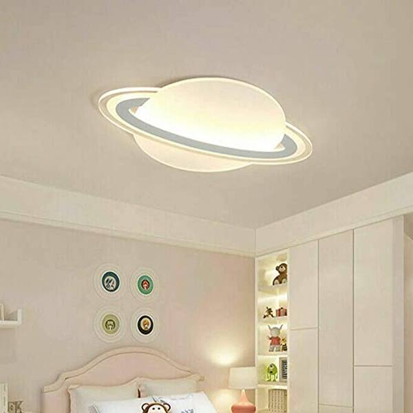 Children Cartoon Star Dimmable LED Flush Mount Kids Ceiling Light ...
