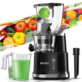Juicer Slow Masticating Juicer Machines, with Big Wide 83mm Chute, Cold ...