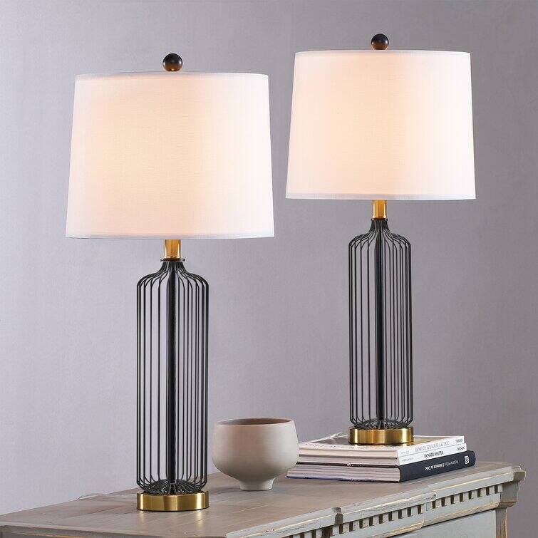 Maxax 28.57" Metal line Table Lamp Set (Set of 2) - On Sale - Overstock ...
