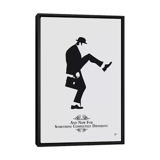 iCanvas "My Silly Walk Poster IV" by Chungkong Framed Canvas Print ...