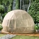 VEVOR Garden Dome with PVC Cover and Mesh Cover - Geodesic Dome - Bed ...