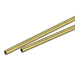 Round Tube 6mm OD 0.5mm Wall Thickness 200mm Length Pipe Tubing 2 Pcs ...