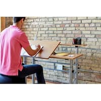 Studio Designs Graphix II Pro Line Height Adjustable Drafting Table ...