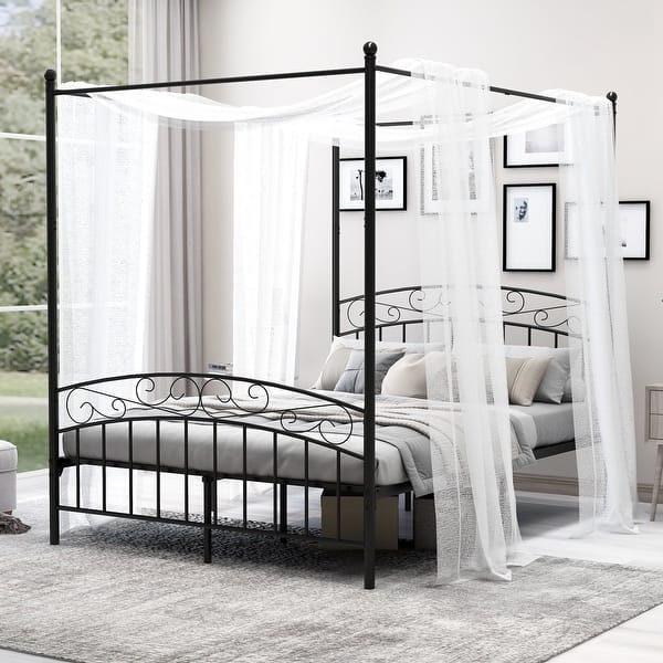 canopy bed frame only