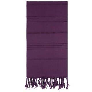 Citizens of the Beach Dark Purple Beach Bath Towel - 100% Turkish ...