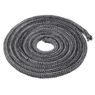 6.57ftx0.24inch Fiberglass Fiber Rope Round Braided Rope Gasket Seal ...