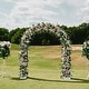 Large White Wedding Arch Stand 3 Layer Garden Backdrop Frame - Bed Bath ...