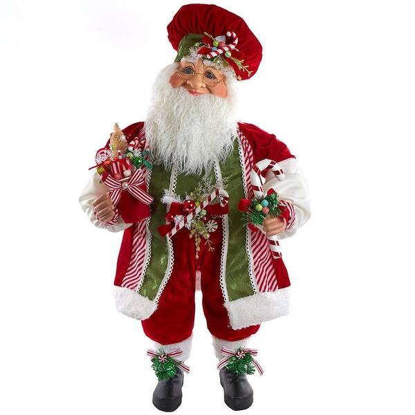 Kurt Adler 36-Inch Kringle Klaus Red and Green Elf with Candy - Bed ...
