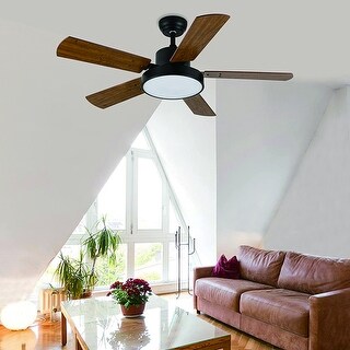 Topcraft 44 Inches Ceiling Fan with LED Light and Remote Control ...