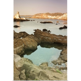 "Natural pool in Cala Pregonda, Minorca, Spain" Poster Print - Multi ...