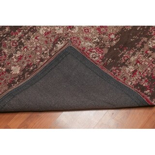 4'1"x7'4 Machine Made Cotton Persian Erased Pattern Oriental Area Rug ...