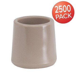 2500 Pack Beige Replacement Foot Cap for Beige and Brown Plastic ...