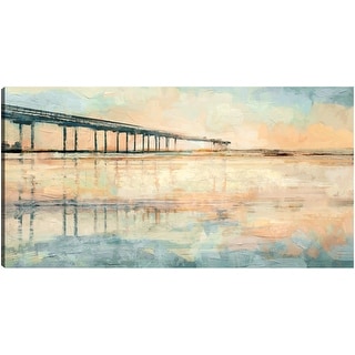 Sunrise Pier By Studio Arts Canvas Art Print - Bed Bath & Beyond - 38865924
