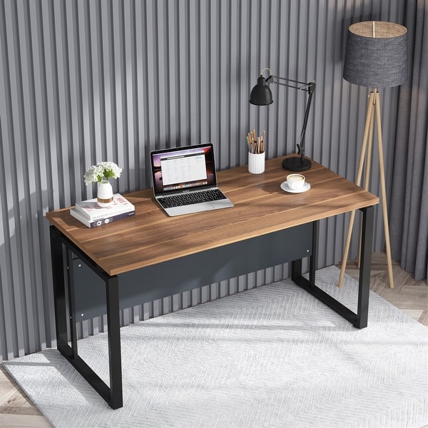 55 inches Computer Office Desk Writing Table Workstation - Bed Bath ...
