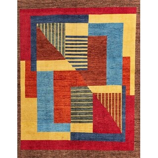 Ahgly Company Machine Washable Abstract Red Area Rugs - Bed Bath ...
