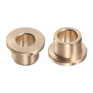 2pcs Flange Bearing Sleeve Bronze Self-Lubricating Bushings - Bed Bath ...