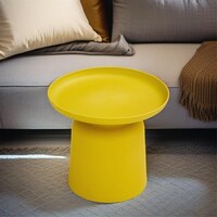 Side table small Space Stylish and Versatile Plastic Round Side Table ...