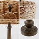 Reese 21.25" Rustic Farmhouse Handwoven Rattan/Resin LED Table Lamp ...