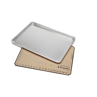 Artisan 80740WH Large Size Baking Pan and Mat Set (Mat with ...
