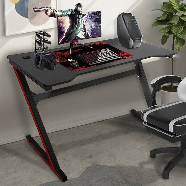 PC Workstation Table Gaming Computer Desk Programmer E Sports Stable ...