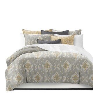 Mahal Gray Comforter and Pillow Sham(s) Set - On Sale - Bed Bath ...