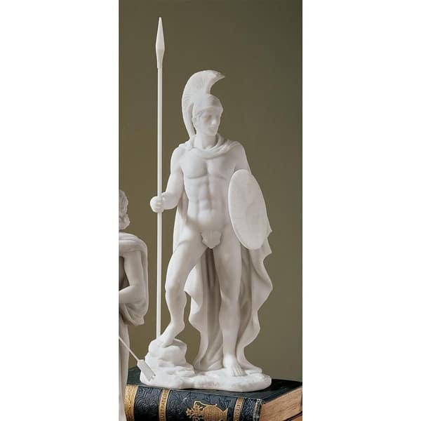 Design Toscano Ares Classical Greek God Bonded Marble Statue - Bed Bath ...