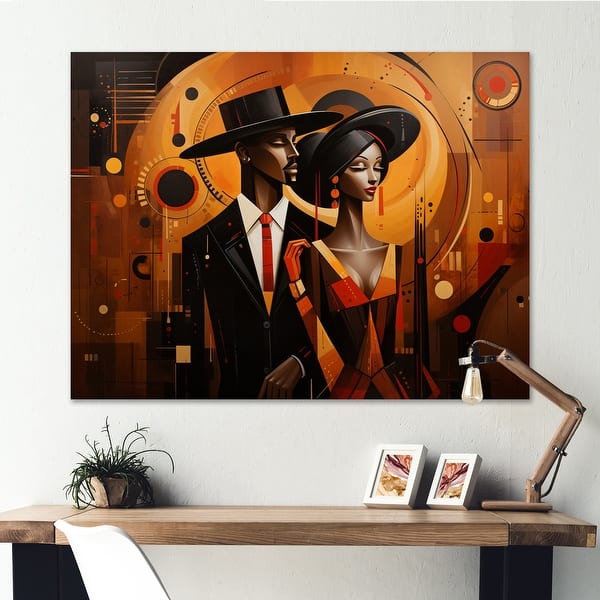Designart "Regal Renaissance A II" African American Art Canvas Prints ...