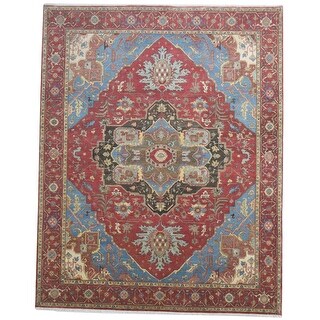 One of a Kind Hand-Knotted Persian 8' x 10' Oriental Wool Red Rug - 8 ...
