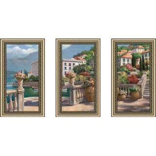 "Lago di Como II" 3 Piece Print on Acrylic - Bed Bath & Beyond - 36688087