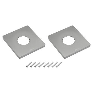 Grommet Wall Plate PC Wall Panel with 1.5 Inch Cable Through Grey 2 Pcs ...