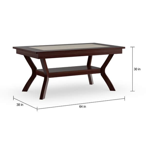 Furniture of America Copper Grove Schmidt 64-inch Wood Dining Table ...