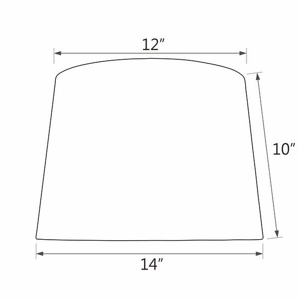 Aspen Creative Hardback Empire Shaped Spider Construction Lamp Shade in ...