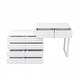 Extended Desktop 10 Drawers Chest of Drawer without Handle White Color ...