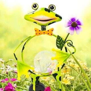 Metal Frog Solar Light - Bed Bath & Beyond - 30965218