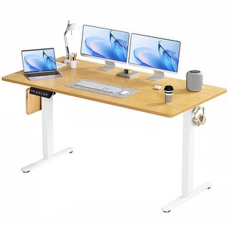Functional Standing Desk with Adjustable Height, Electric Computer ...