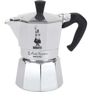 Bialetti Moka Express StoveTop Coffee maker, 3-Cup, Aluminum Silver - 8 ...