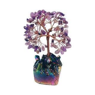 Rainbow Titanium Quartz Amethyst Crystal Tree - Bed Bath & Beyond ...