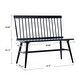 Entryway 40"L Solid Wood Dining Bench with Spindle Back - Bed Bath ...