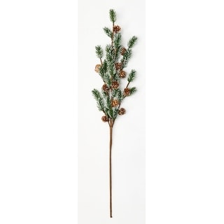 30" Ice Pine & Cone Spray, Set of 3 - Multicolor - Bed Bath & Beyond ...