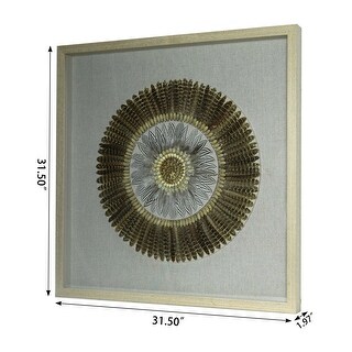 HUJI Blue Shattered Porcelain Shadow Box Wall Decor - Bed Bath & Beyond ...