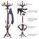 Free Standing Coat Rack Wood Coat Tree with Hooks - Bed Bath & Beyond ...