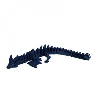 3D Printed Sparkly Blue War Dragon Figurine - Bed Bath & Beyond - 42336075