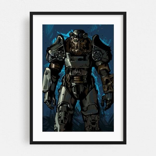Fallout Armor Illustrations Fallout 2 Video Games Art Print/Poster ...
